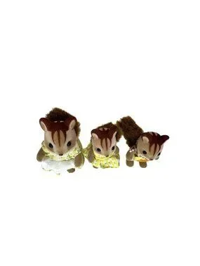 Epoch | Toys | Calico Critters Hazelnut Chipmunk Family Posable Figures ...
